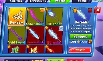 Borealis com Finisher Blade Ball - Roblox - Blade Ball - GGMAX