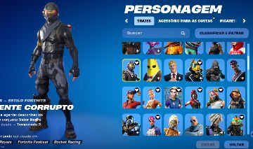 Conta com 186 skins mais 1100 Vbucks + - Fortnite - Contas Fortnite - GGMAX
