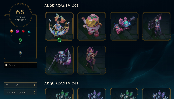 Conta de LoL, ex mestre, atual platina. - League of Legends - Contas ...