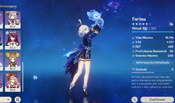 Furina + bis , Kinich,Nilou, Sigewinne - Genshin Impact - Contas - GGMAX