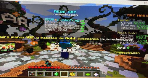 CONTA COM MVP+ ETERNO REDE SKY - Minecraft - GGMAX