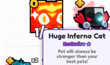 HUGE INFERNO CAT (PETS GO!) pet edição - Roblox - Pets Go - GGMAX