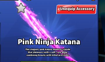 Pink Ninja Katana/ Blade Ball (ÚNICO - Roblox - Blade Ball - GGMAX