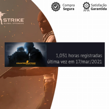 CONTA COM +1K DE HORAS CS:GO (PROMOÇÃO) - Steam - Contas Steam - GGMAX