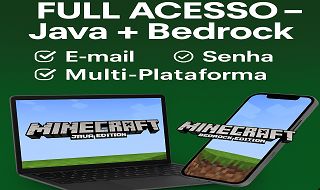 Conta Minecraft Java + Bedrock | Full - Minecraft - Contas - GGMAX