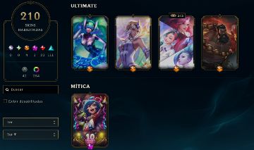 CONTA DO LOL + 200 SKINS, LEVEL 646 + - League of Legends - Contas - GGMAX