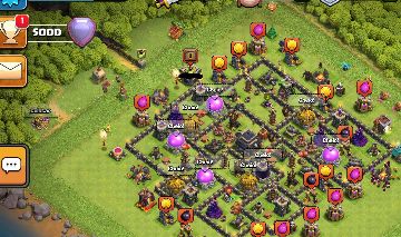 Cv9 full LENDA, 4695 Gemas - Clash of Clans - GGMAX