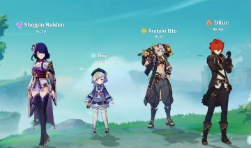 Raiden+itto+qiqi+diluc - Genshin Impact - Contas - GGMAX