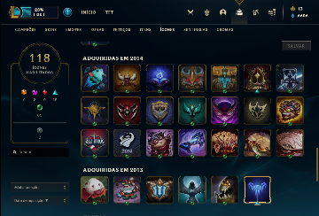 CONTA COM 2 ULTIMATES + ICONES ANTIGO + - League of Legends - Contas ...