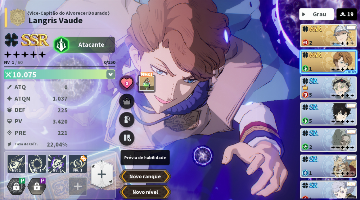 Langris sazonal + Card Langris - - Black Clover Mobile - GGMAX