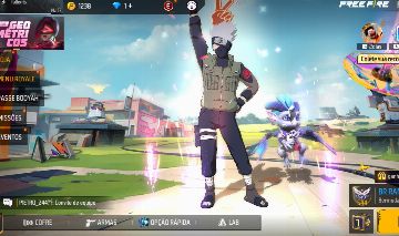 CONTA FREE FIRE COM SKIN NINJA BRANCO E - Free Fire - Contas Free Fire ...