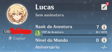 Columbina 5* AR7 Iniciante - Genshin Impact - Contas - GGMAX