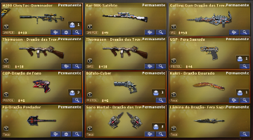 Conta Crossfire 33 VIP + ak ddb + m4 - Crossfire - GGMAX