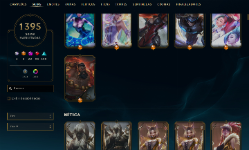 1395 skins com Pax TF (skin rara) - League of Legends - Contas - GGMAX