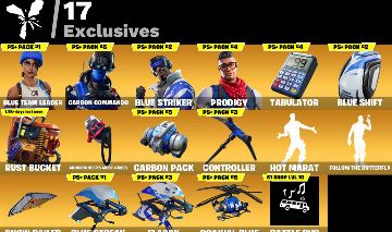 47 SKINS - Blue Team Leader | Carbon - Fortnite - Contas Fortnite - GGMAX