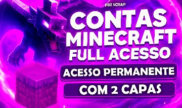 CONTA MINECRAFT FULL ACESSO PERMANENTE - Minecraft - Contas - GGMAX