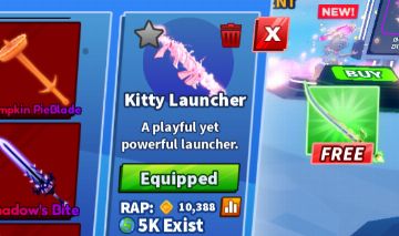 Kitty Launcher + Kitty Rocket - Roblox - Blade Ball - GGMAX