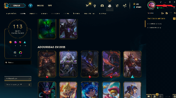 CONTA DE LOL LVL 225, 113 SKINS - League of Legends - Contas - GGMAX