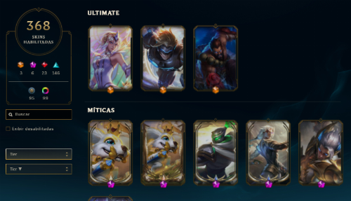 CONTA MAIN MESTRE 300+PDL LV 800+ 360+ - League of Legends - Contas - GGMAX