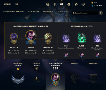 CONTA LOL 115 CAMPEÕES, 105 SKINS SENDO - League of Legends - Contas ...