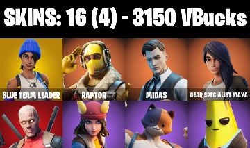 CONTA FORTNITE com Blue Team Leader | - Fortnite - Contas Fortnite - GGMAX