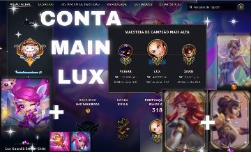 CONTA MAIN LUX LOL LEAGUE OF LEGENDS + - League of Legends - Contas - GGMAX