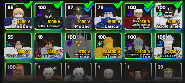 Conta com muita gema vip e - Roblox - Anime Adventures - GGMAX