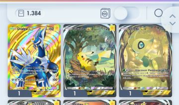 CONTA POKEMON TCGP LVL29 1384 CARTAS - Pokémon TCG Pocket - GGMAX