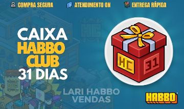 CAIXA HC HABBO CLUBE 31 DIAS - HABBO - Habbo - GGMAX
