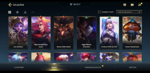 Lendária mf+lendária senna+kda - League of Legends: Wild Rift - Contas ...