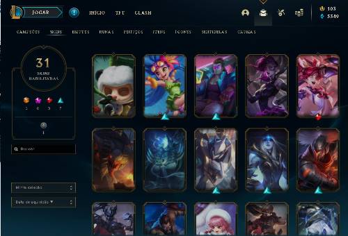 Conta LoL lv106 64 Campeões 40 Skins 3k - League of Legends - Contas - GGMAX
