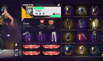 CONTA COM 450 PEITORAIS SEGUNDO PASSE! - Free Fire - Contas Free Fire ...