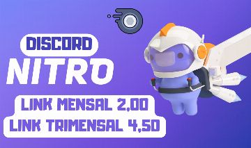(MAIS BARATO) DISCORD NITRO MENSAL E - Discord - Nitro e Impulsos - GGMAX