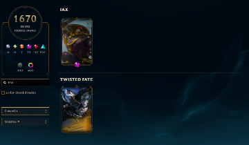 CONTA LOL 1670 SKINS (PAX TF, TODAS - League of Legends - Contas - GGMAX