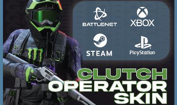 SKIN MONSTER CLUTCH OPERATOR VERDE - - Call of Duty - COD Warzone - GGMAX