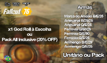 (PC) Fallout 76 - Vestes e God Rolls - Outros Jogos - GGMAX