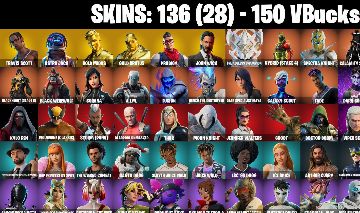 136 skins Travis Scott Astro Jack - Fortnite - Contas Fortnite - GGMAX