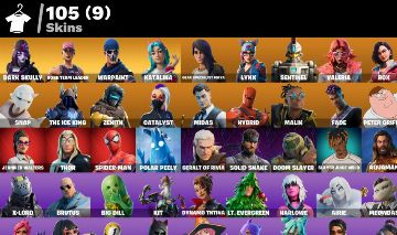 [PC/PSN/NIN] FN 105 Skins +Dark Skull - Fortnite - Contas Fortnite - GGMAX