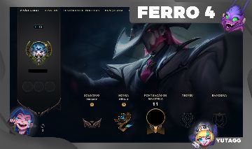 [MENOR ELO DO JOGO] CONTA LOL FERRO IV - League of Legends - Contas ...