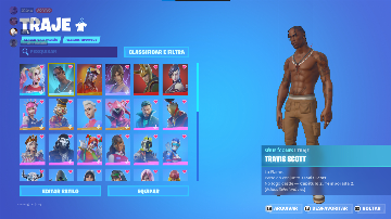 Conta fortnite rara com travis scott e - Fortnite - Contas Fortnite - GGMAX