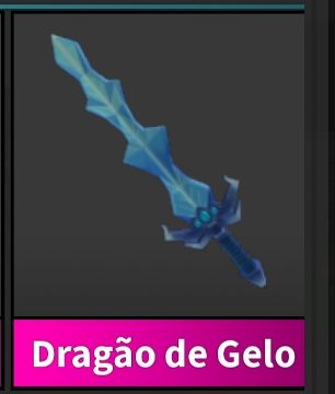 Dragão de gelo/Ice dragon faca godly - Roblox - Outros jogos Roblox - GGMAX