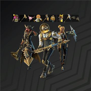 Fortnite - Pacote Elite Dourada - Fortnite - Skins Fortnite - GGMAX