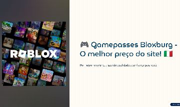 Gamepasses Bloxburg - Preço Justo | - Roblox - BloxBurg - GGMAX