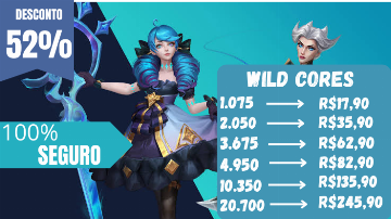 WILD - RIFT, WILD CORES COM 52% DE - League of Legends: Wild Rift ...