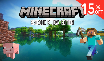 (15% OFF) MINECRAFT JAVA E BEDROCK - Minecraft - Contas - GGMAX