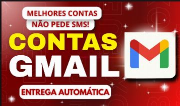 2 Contas Gmail Novas | Entrega - Emails - GGMAX