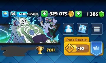 CR 7K +TROFÉUS | 112/120 CARTAS | 329k - Clash Royale - GGMAX