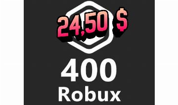 400 e 500 Robux Código/ GiftCard ROBLOX - Roblox - Robux - GGMAX