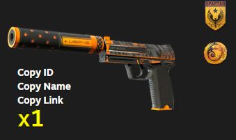 USP-S | Órion (Nova de Fábrica) - Counter Strike 2 - Skins - GGMAX