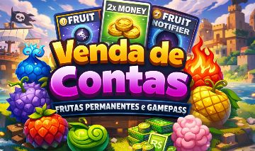 Contas com Frutas Permanentes e Gamepass - Roblox - Blox Fruits - GGMAX